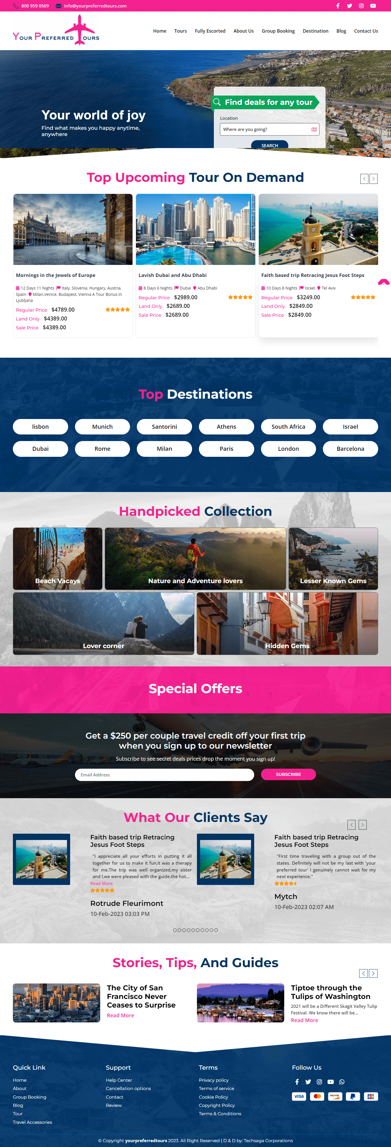 Your Preferred Tours - Resources